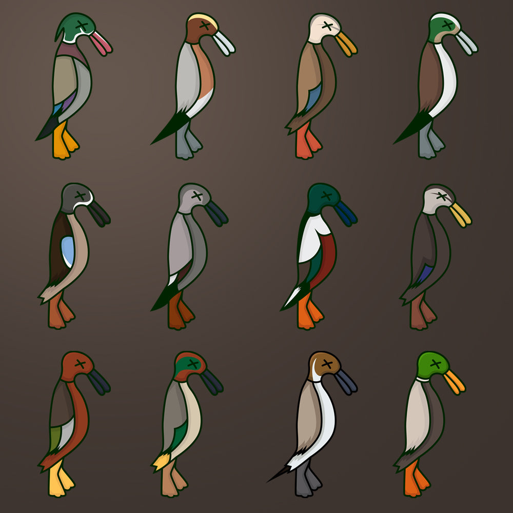 Duck Hunting Stickers